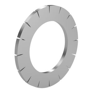 Arruela de trava - ISO 7089 - Lederer - redonda / em poliamida / em aço