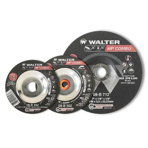 Rebolo de corte - STAINLESS™ - WALTER - plano / em aço inoxidável / com ...