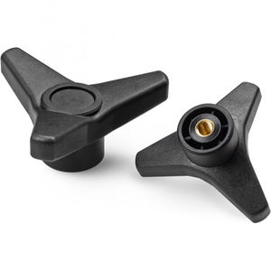 Manípulo serrilhado - F178 - Boteco - em estrela / em aço / em poliamida