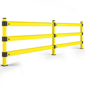 Barreira de pedestres - PED 150 PIN - MPM - fixa / 3 trilhos