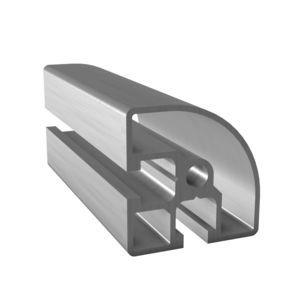 Perfil em alumínio anodizado - B1260 - trimat srl - de seção retangular ...