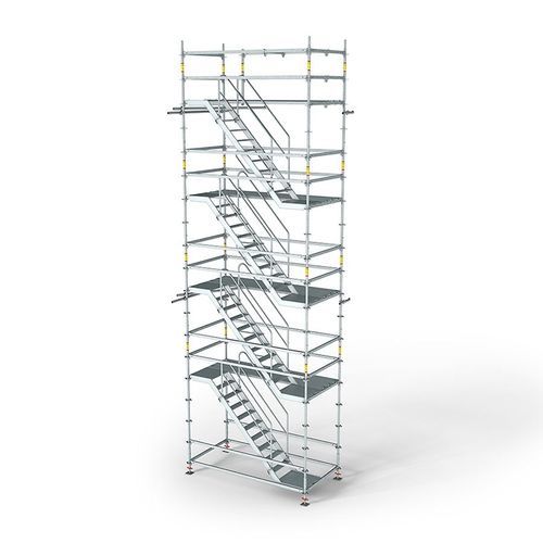 Torre de andaime fixa - PERI UP Flex 75 - PERI - para fachada / modular ...