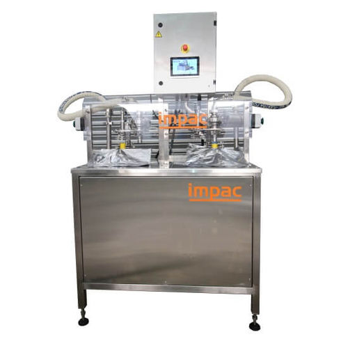 Máquina de encher e fechar para sacos - ABF - impac Engineering ltd ...