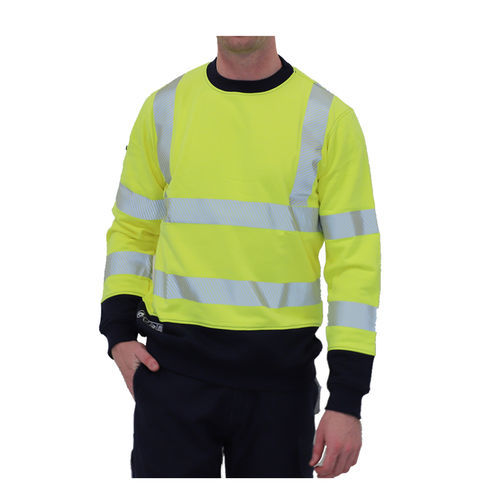 Blusa de moletom sem capuz de trabalho - ARC FLASH HI-VIS - Apparel ...