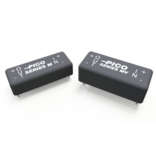 Conversor CC-CC não ajustável - M & MV Series - Pico Electronics - isolado / encapsulado ...