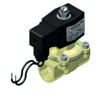 Válvula solenoide de ação direta - 21702 - Thermoval - de 2 vias ...