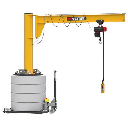 Guindaste de coluna - MOB-AS - VETTER Krantechnik GmbH - 270° / de ...