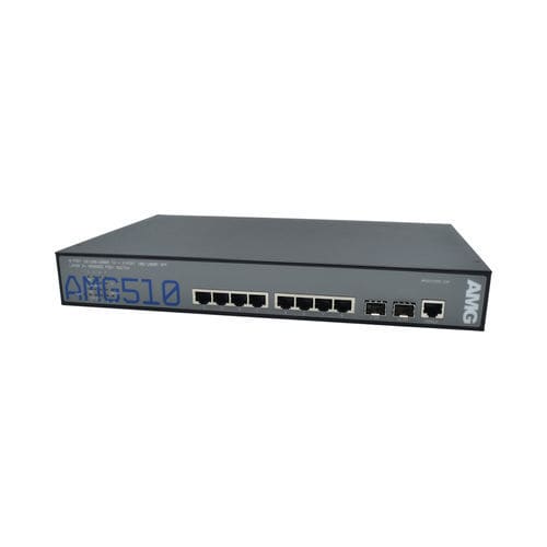 Switch de rede gerenciável - AMG510-8GAT-2S-P210 - AMG Systems - 10 ...